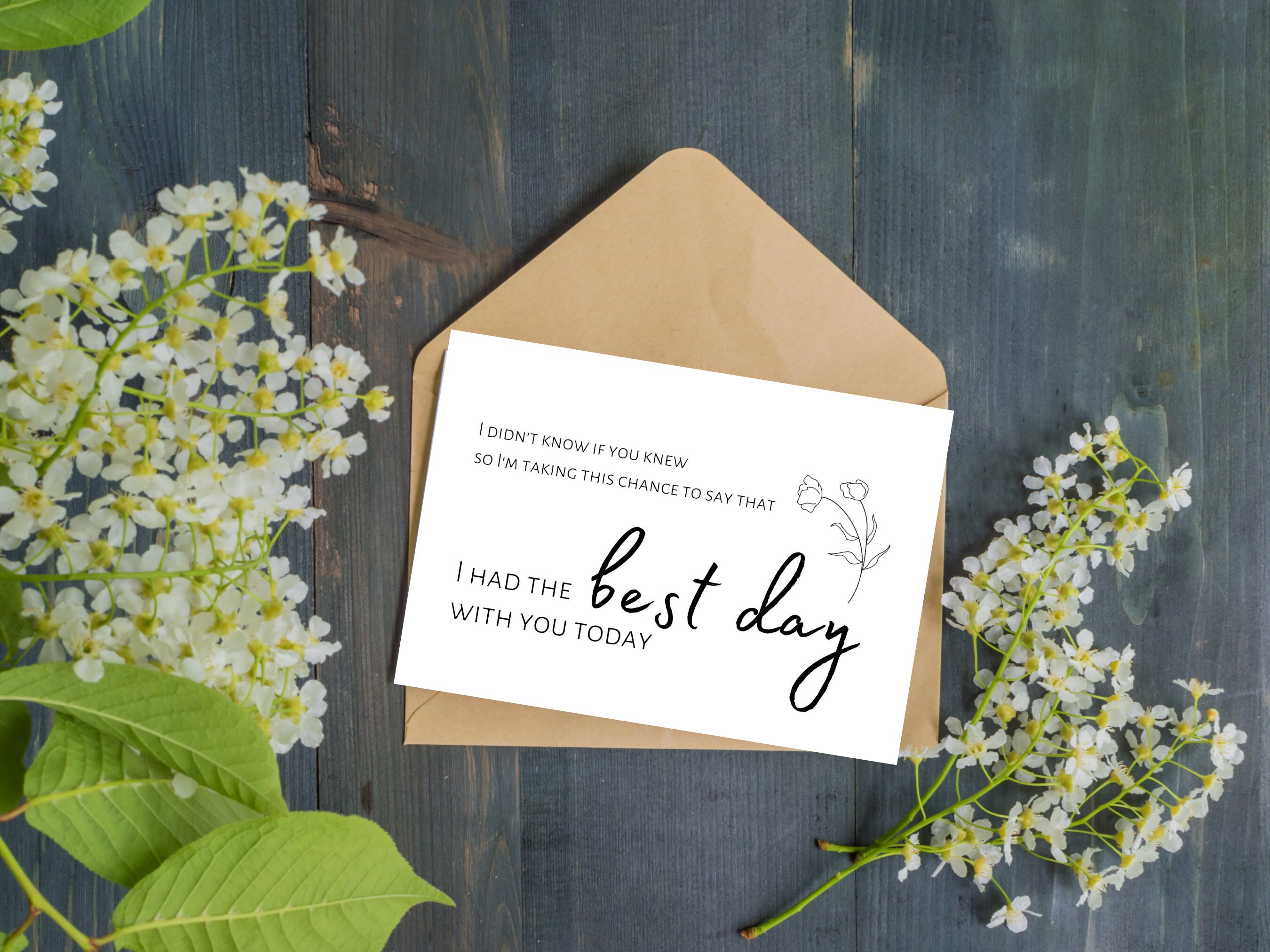 Taylor Swift Greeting Card, I Had the Best Day With You Today, Instant ...