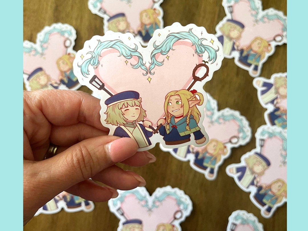 Farcille Sticker, Delicious in Dungeon, Marcille, Falin, Dungeon Meshi ...