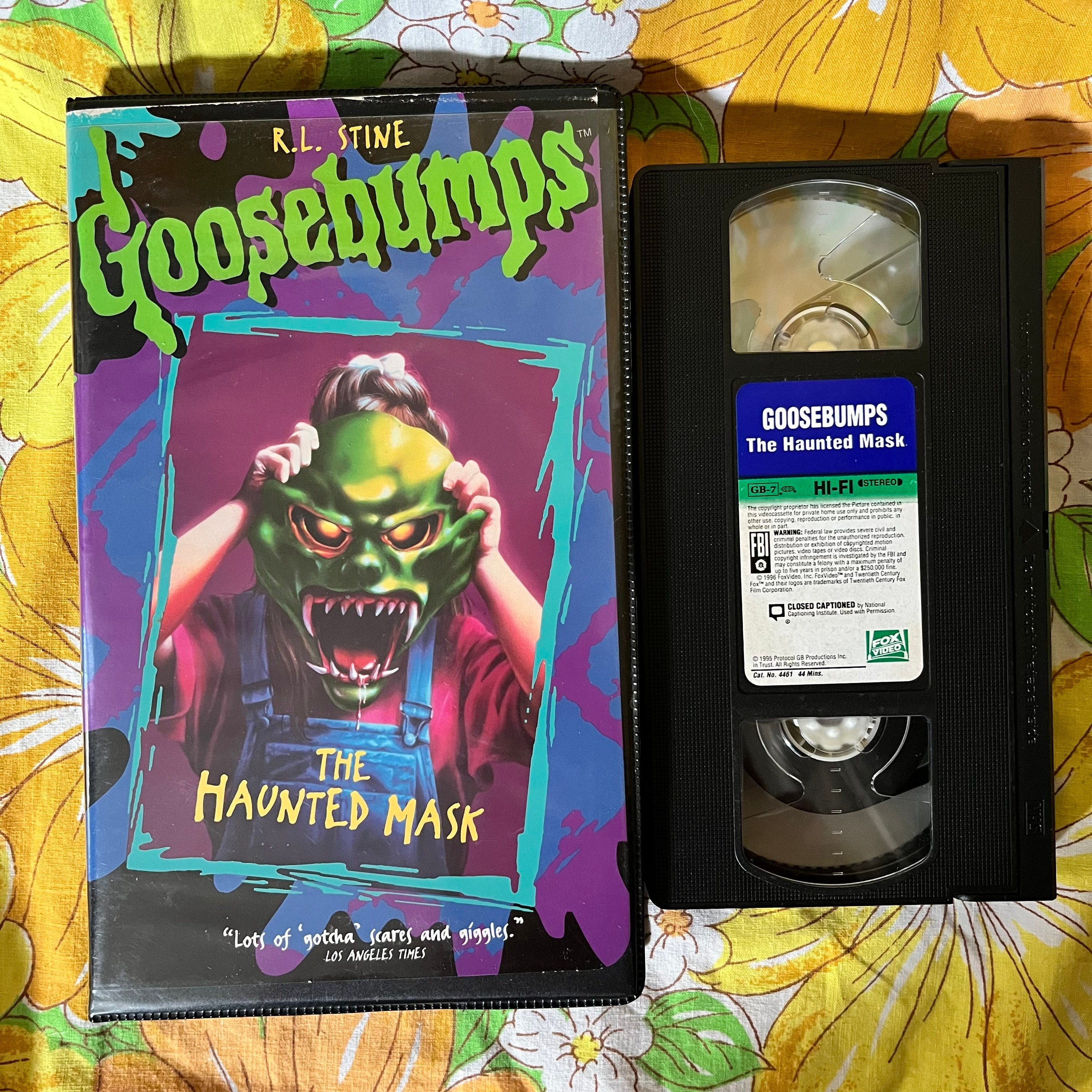 Goosebumps The Haunted Mask Vhs