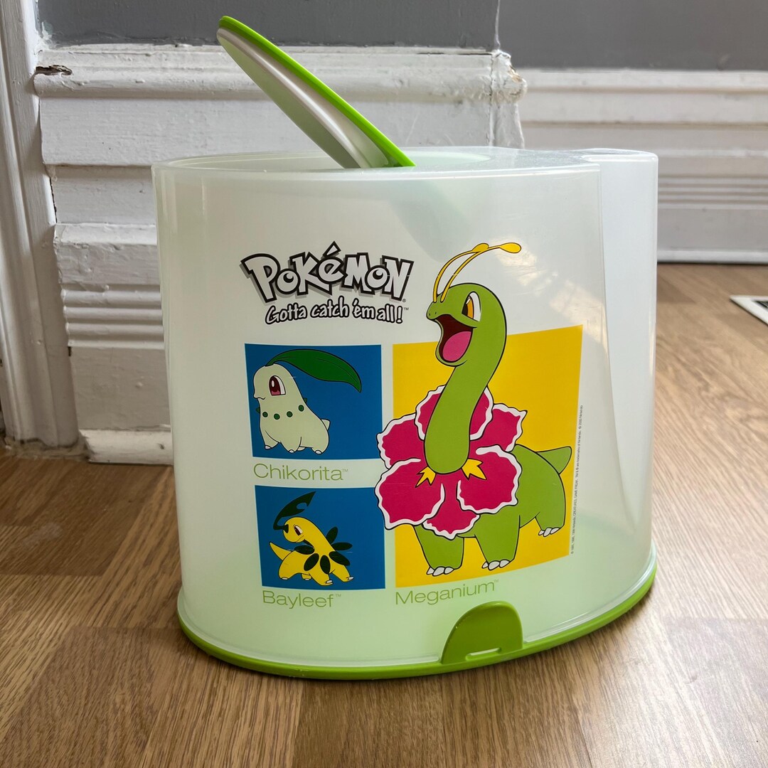 Vintage Pokémon Tupperware Kitchen Food Cereal Storage Container 2000’s ...