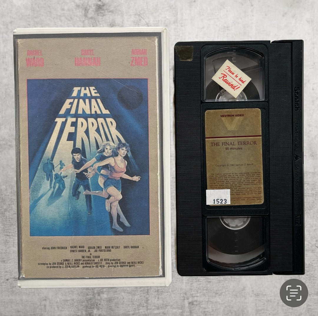 THE FINAL TERROR Vhs Tape 1989 Vestron Horror Slasher Movie - Etsy