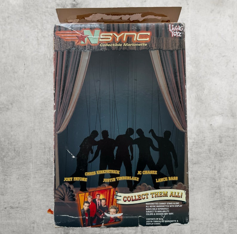 NSYNC Living Toyz 2000 Justin Timberlake Collectible Marionette Doll Figure - Etsy