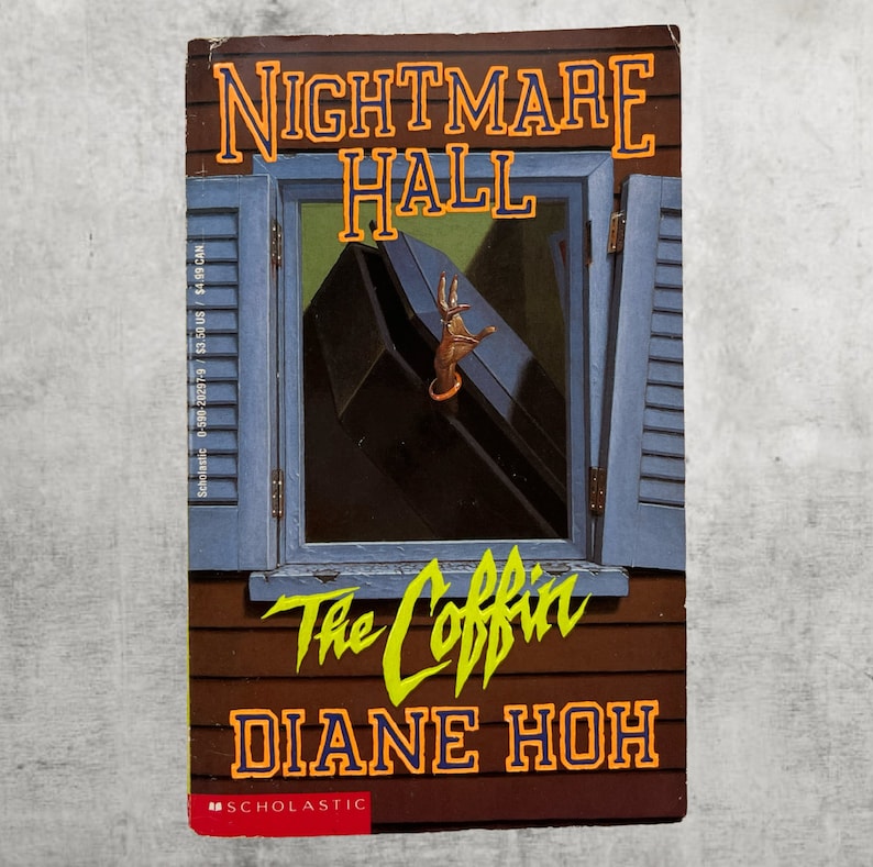 NIGHTMARE HALL the Coffin by Diane Hoh Young Adult Horror Paperback ...