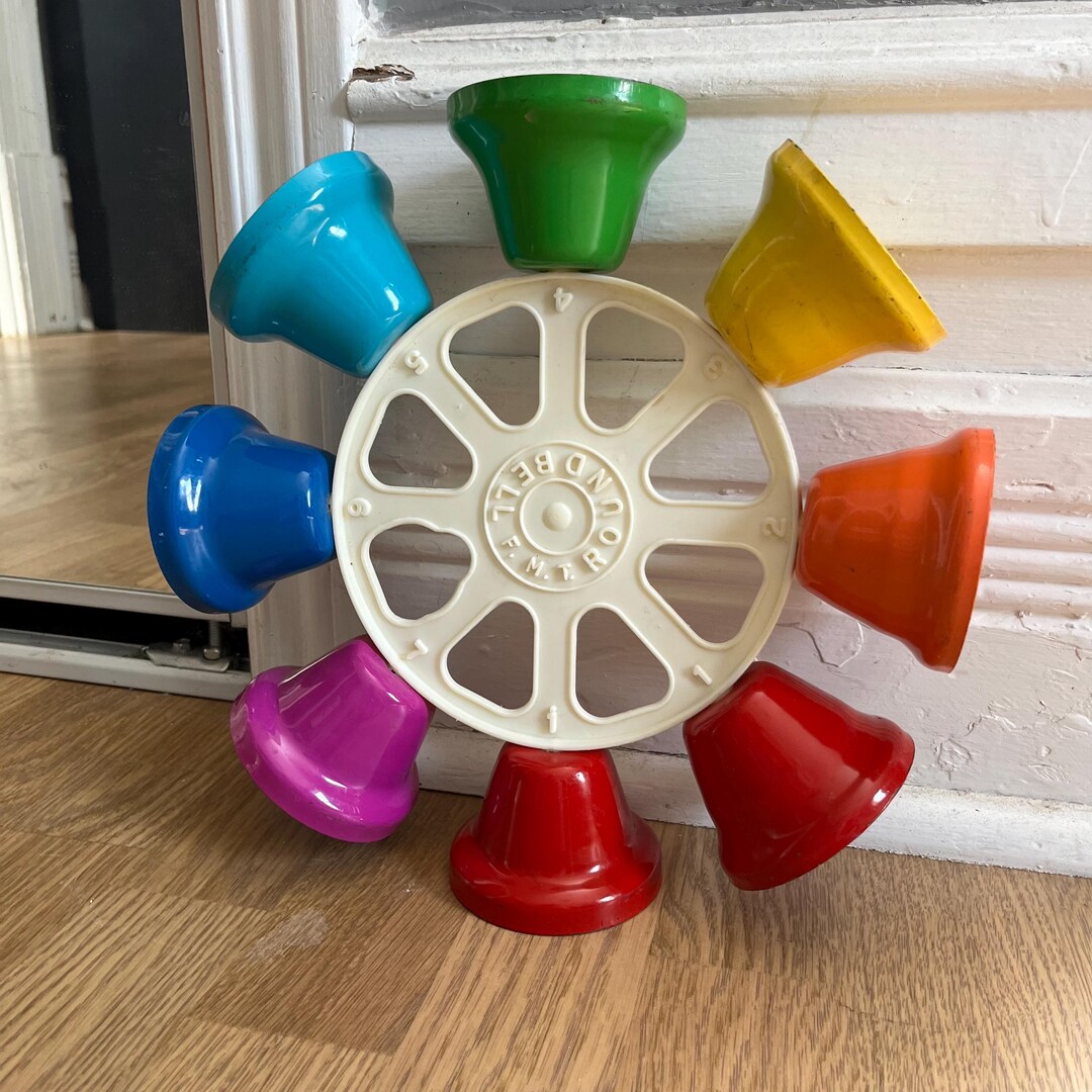 Vintage Japanese Xylophone Musical Bell Toy Rainbow Colour - Etsy