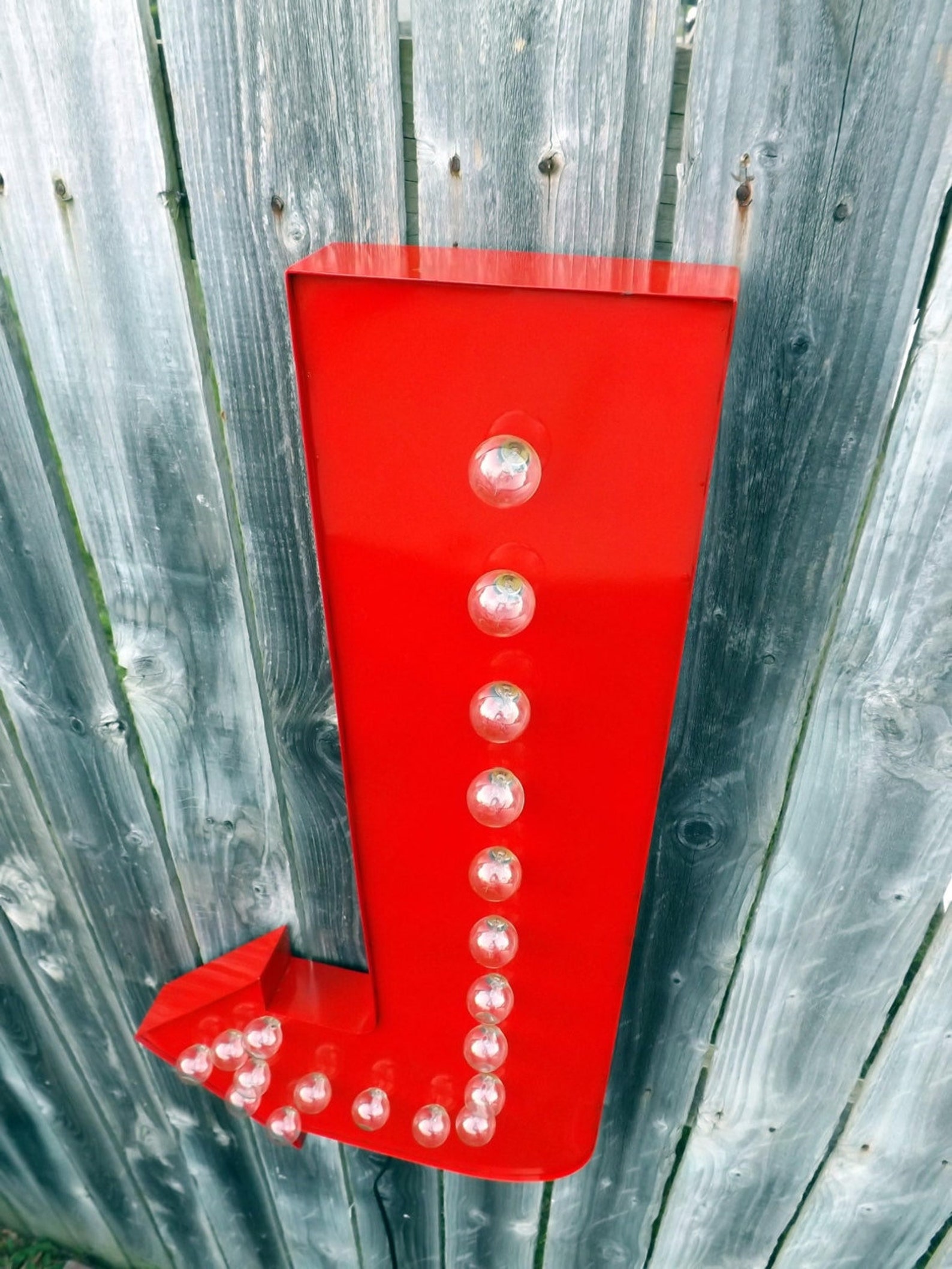 Arrow Marquee Sign Light Store Front Business Display Retro Curved ...