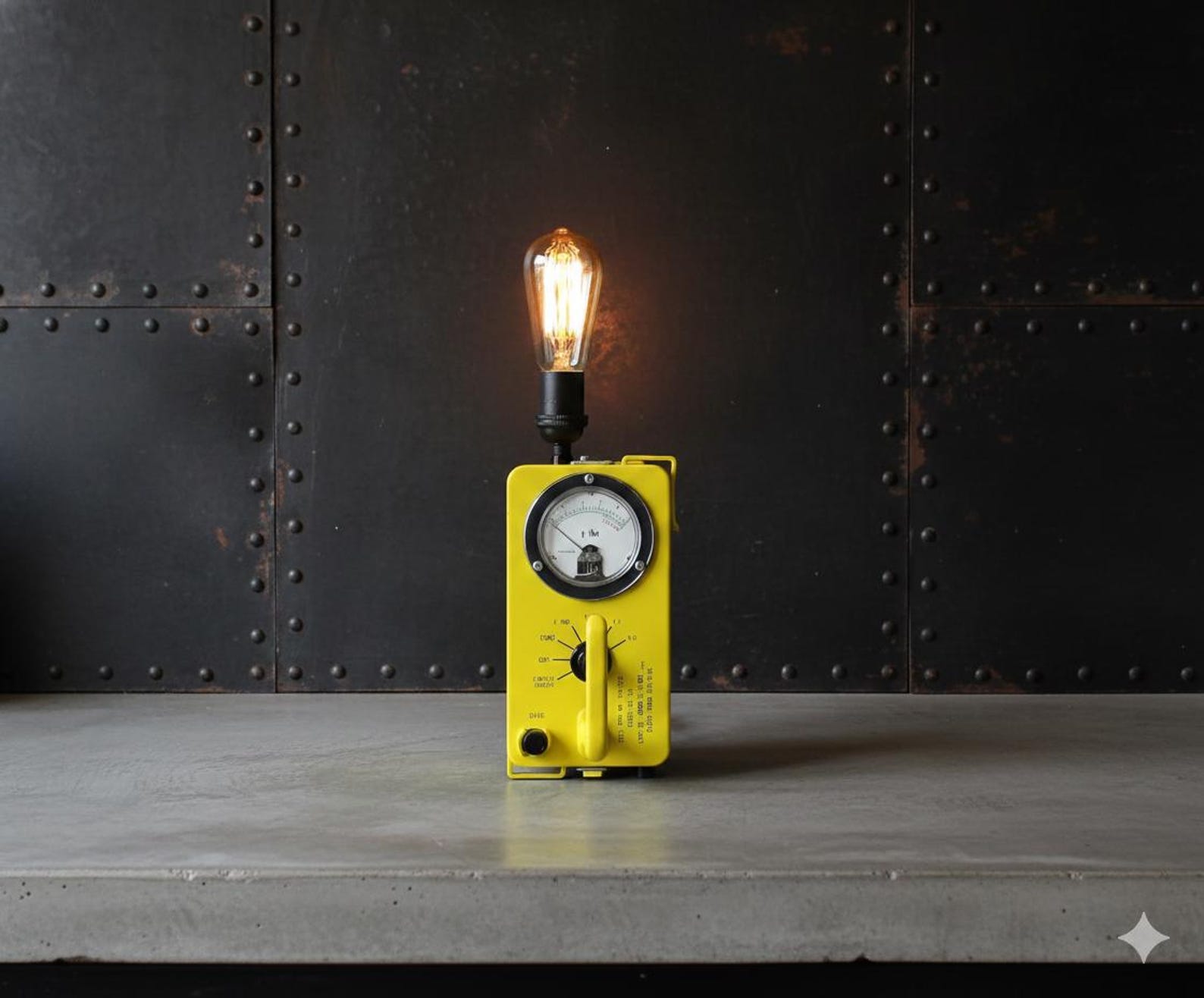 Industrial Geiger Counter Lamp: CDV 715 Dosimeter Desk Light - Etsy