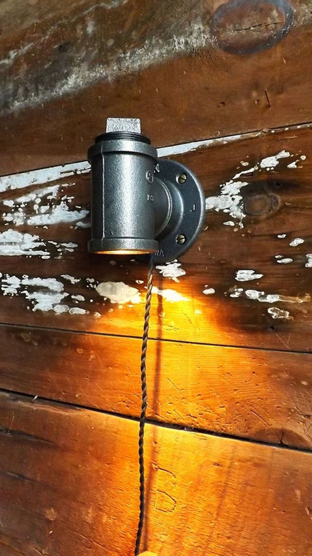 Pipe Sconce Industrial Accent Lamp Steampunk Reading Light Mid Century ...