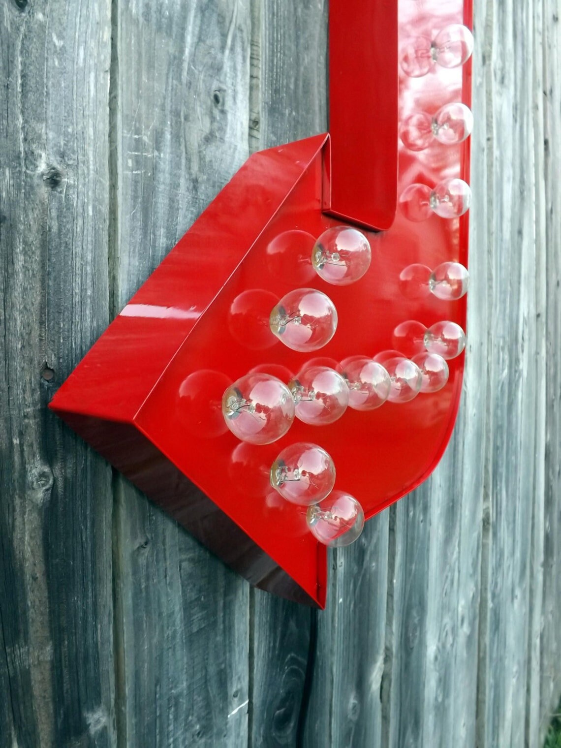 Arrow Marquee Sign Light Store Front Business Display Retro Curved ...