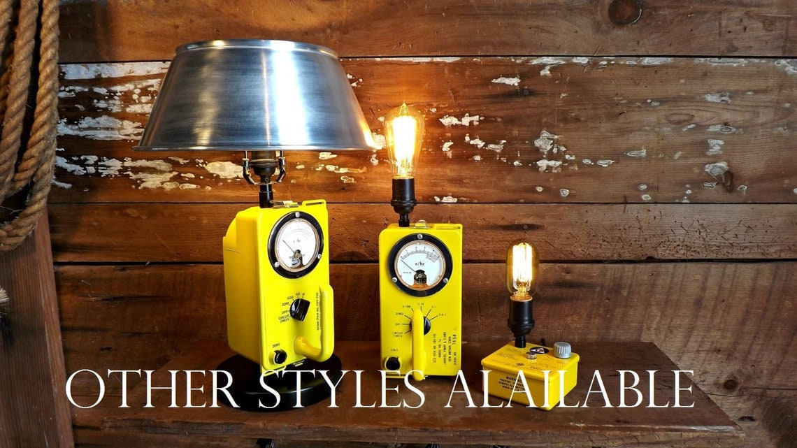 Industrial Lamp Geiger Counter Lamp Desk CDV 715 Victoreen Dosimeter ...