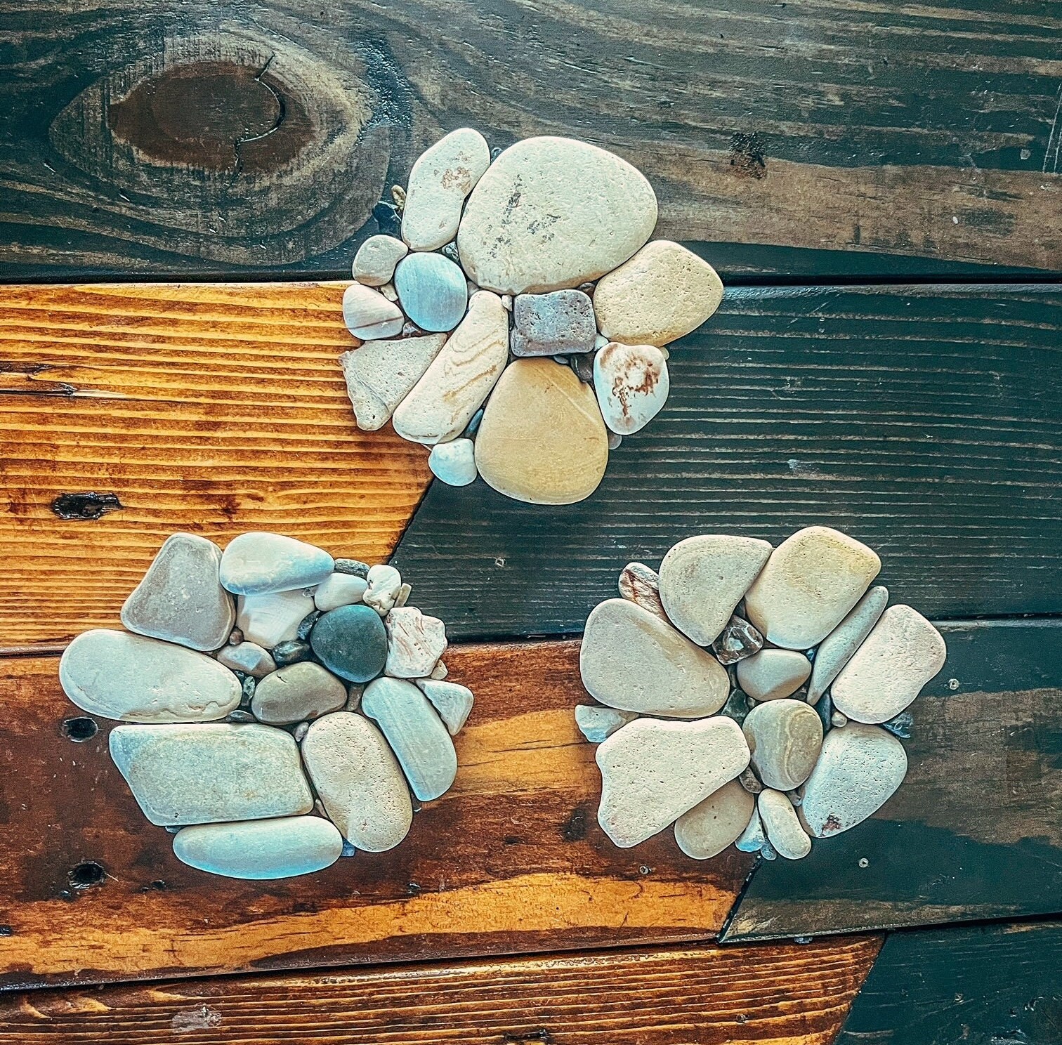 Natural Stone Coaster Set - Etsy
