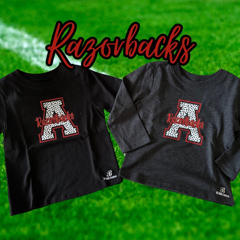 AR Razorbacks Shirt for Baby or Toddler Arkansas State Game - Etsy