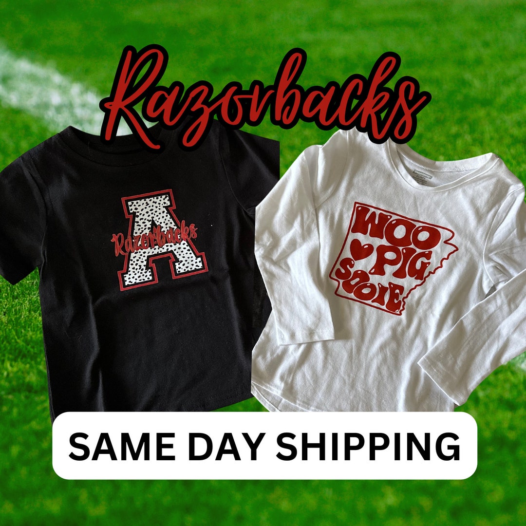 AR Razorbacks Shirt for Baby or Toddler Arkansas State Game - Etsy