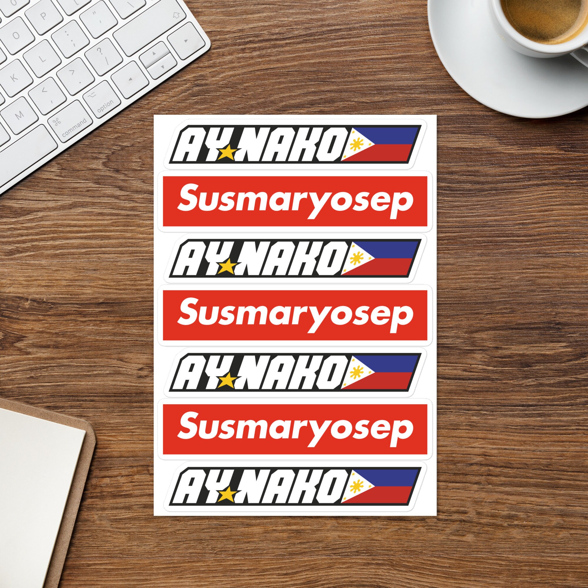 Ay Nako / Susmaryosep Filipino Pinoy Sticker Sheet - Etsy
