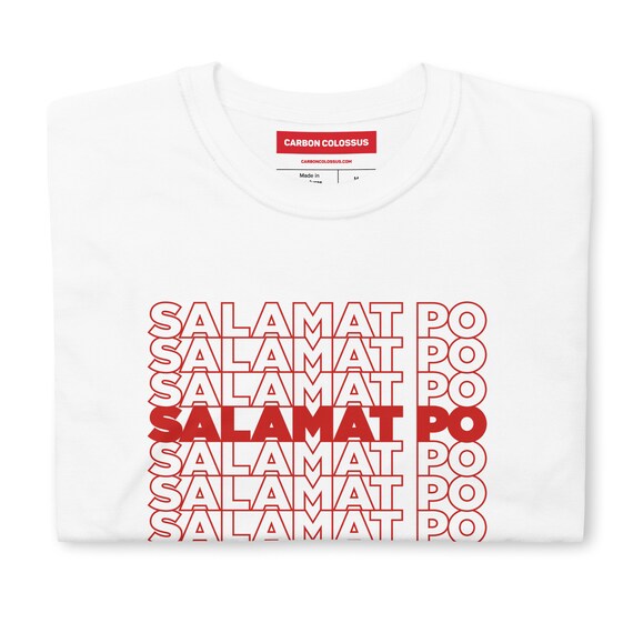 Salamat Po Pinoy Filipino T-shirt Thank You Bag - Etsy