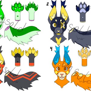 Lynx Fursuit Sheet - Etsy