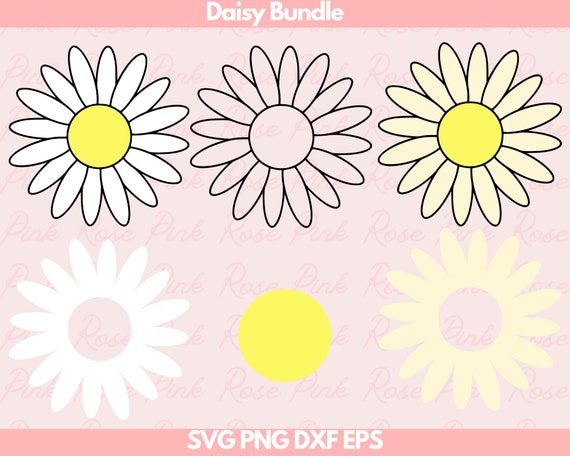 Daisy Daisy Outline DIGITAL DOWNLOAD Svg Png Dxf Eps - Etsy