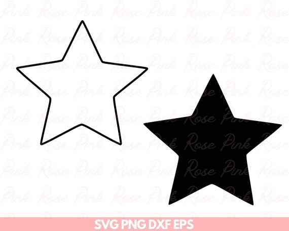 Esquema de estrella DESCARGA DIGITAL / svg png dxf eps | Etsy México