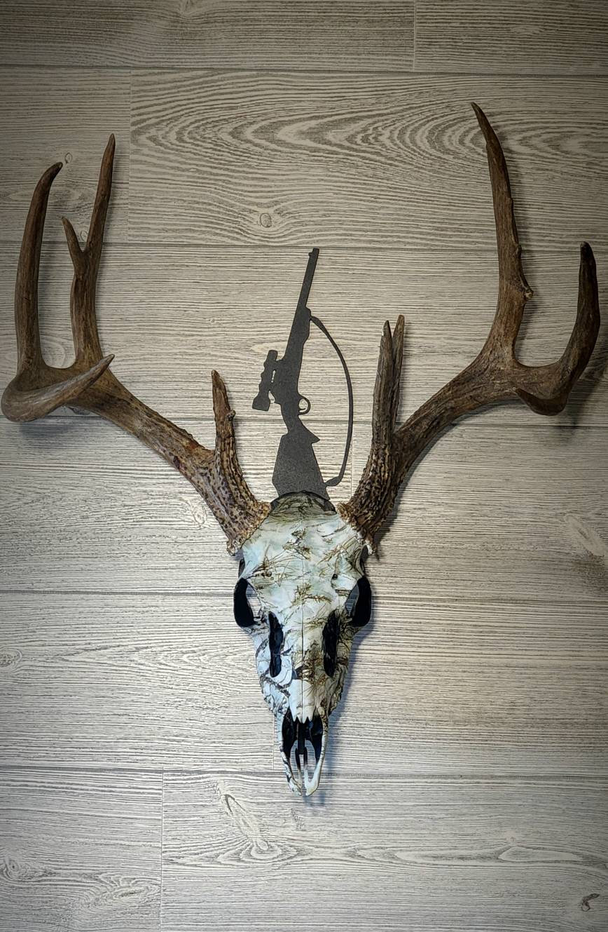 European Skull Mount Plaque - Etsy