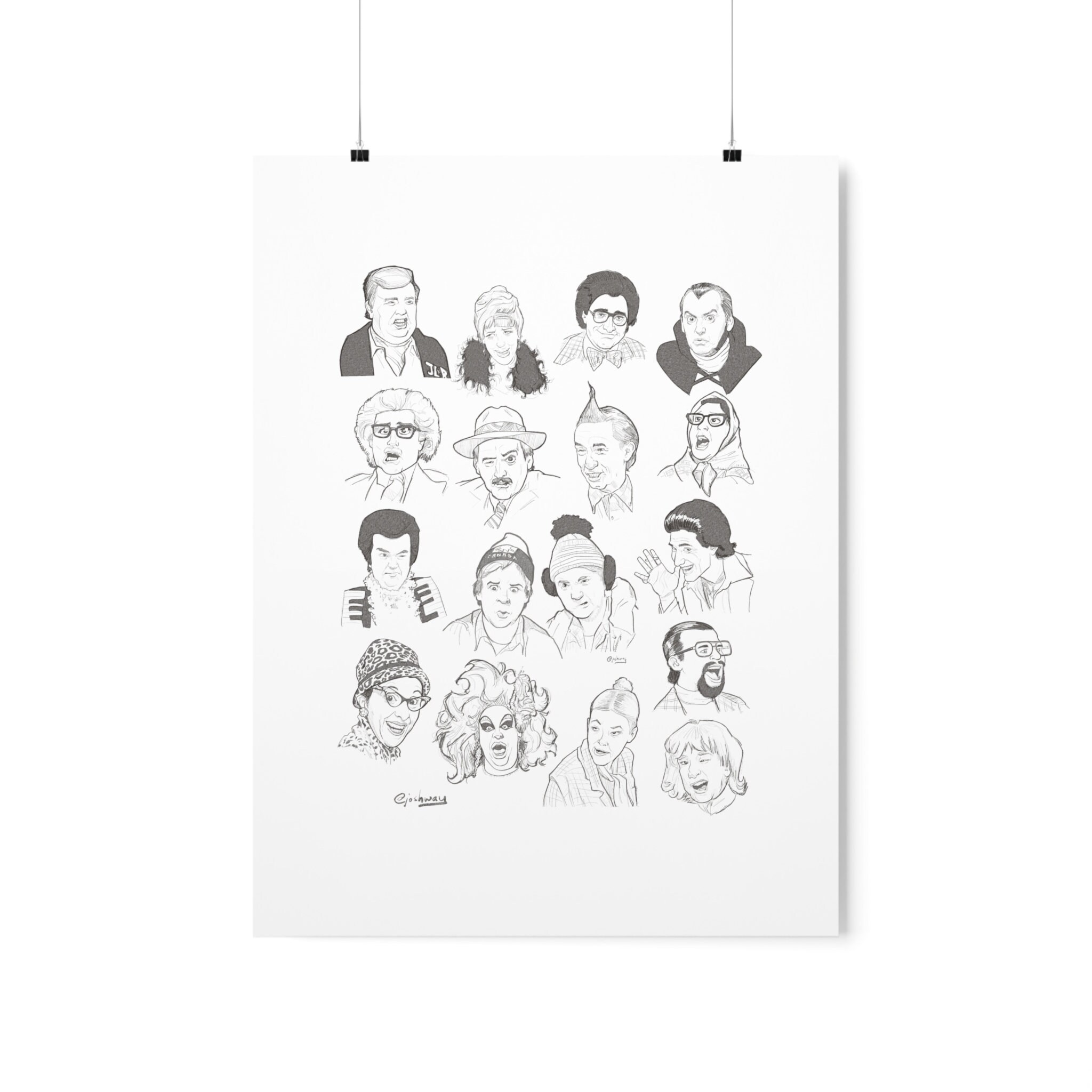 SCTV Poster, Cast, Roster, Characters, Sketch Comedy, Eugene Levy, John ...