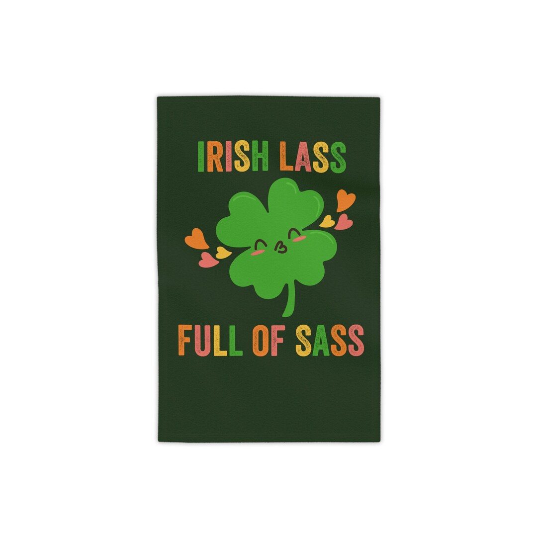 Irish Lass Full of Sass, Funny St. Patrick's Day Gift, Funny Saint ...