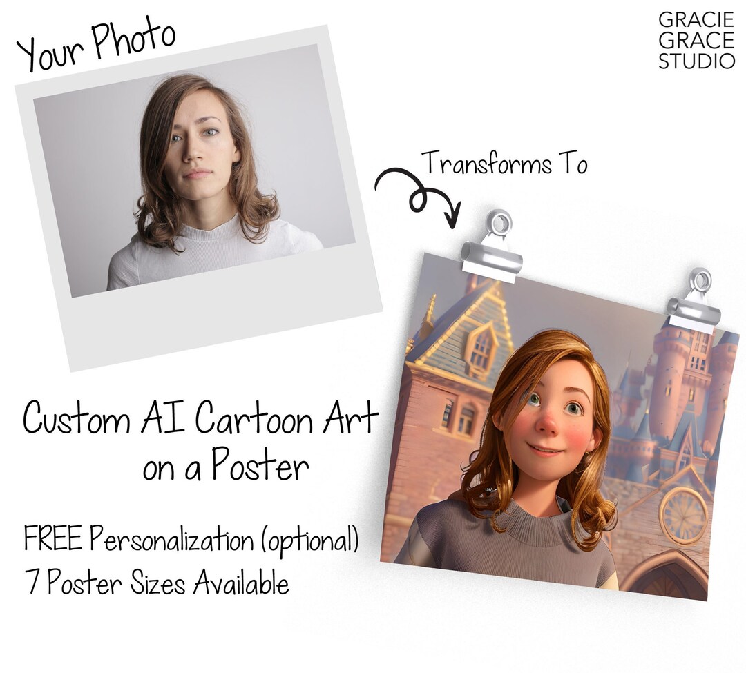 AI Cartoon Poster, AI Photo Cartoon, AI Photo Poster, Artificial ...