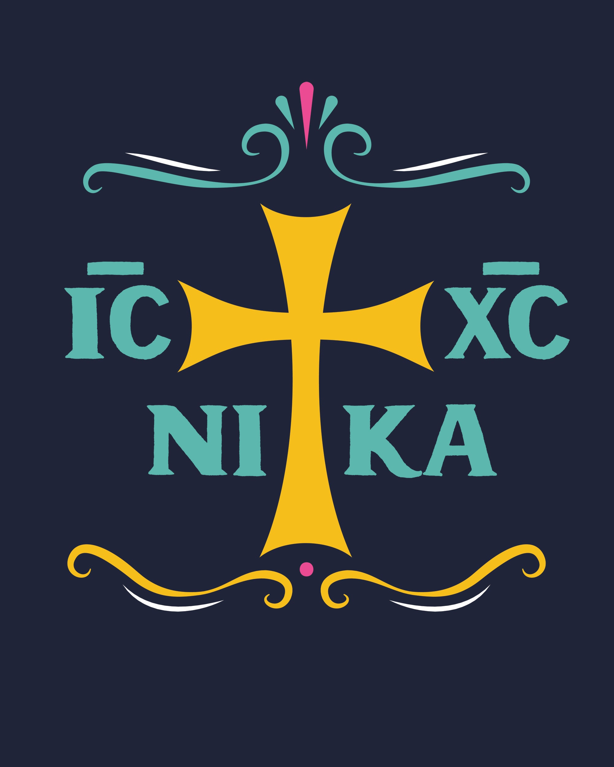 IC XC NIKA, Christogram, Wall Art, Printable Digital Art, Digital Wall ...