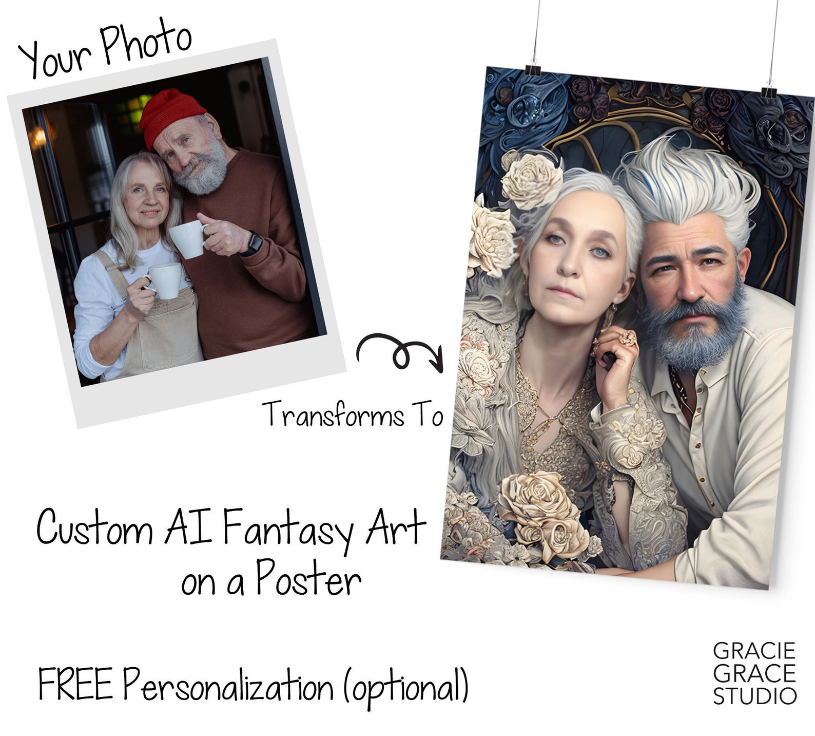 AI Fantasy Art Poster AI Fantasy Art AI Photo Poster - Etsy