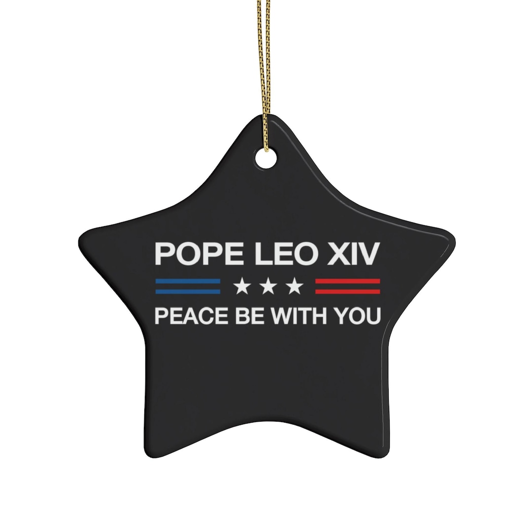 Pope Leo VIX Ornament, Cardinal Robert Prevost, Catholic Gift, Catholic ...