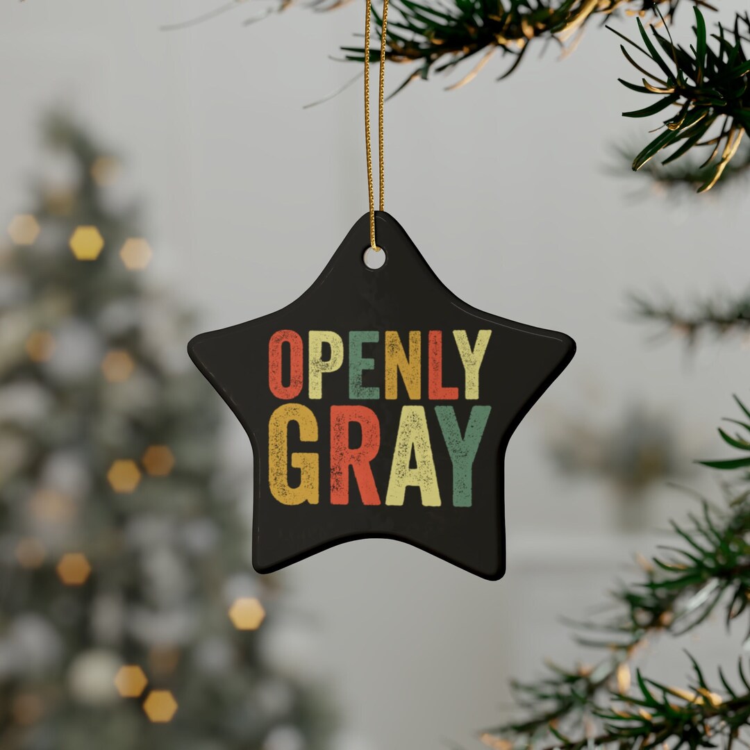 Openly Gray, Funny Gray Hair Gift, Funny Grey Hair, Funny Silver Hair ...