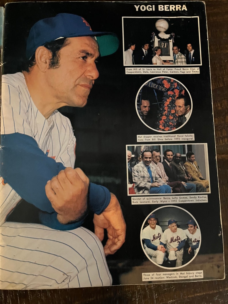 Tug Mcgraw Signed 1973 Official Year Book- New York Mets Signed by Tug ...