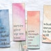 Watercolor Affirmation Printable Bookmark Set, Affirmation Bookmarks ...