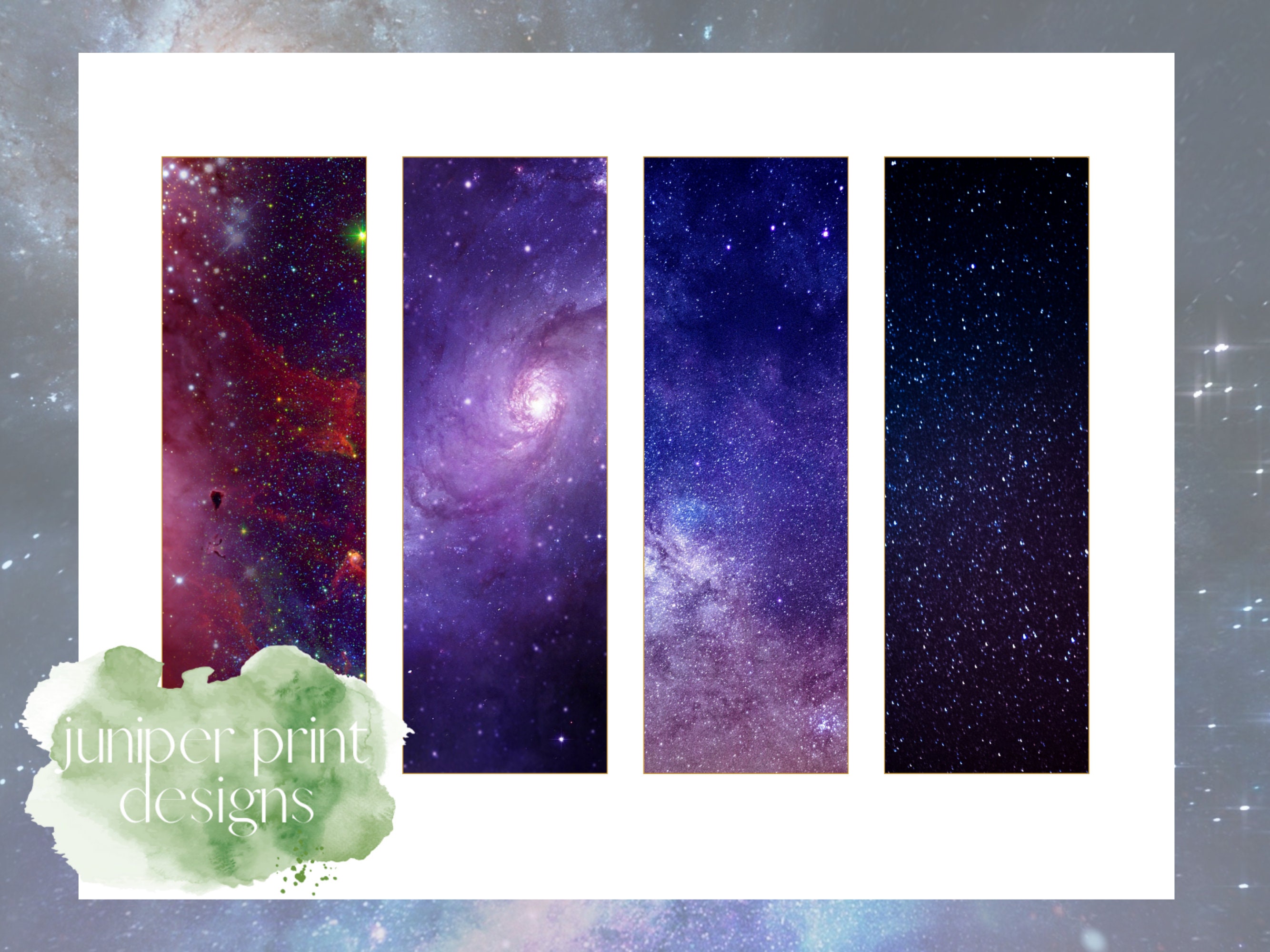 Galaxy Bookmark Printable, Download and Print Bookmarks, Galaxy ...