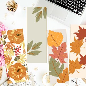 Fall Bookmark Printable, Download and Print Bookmarks, Fall Bookmarks ...