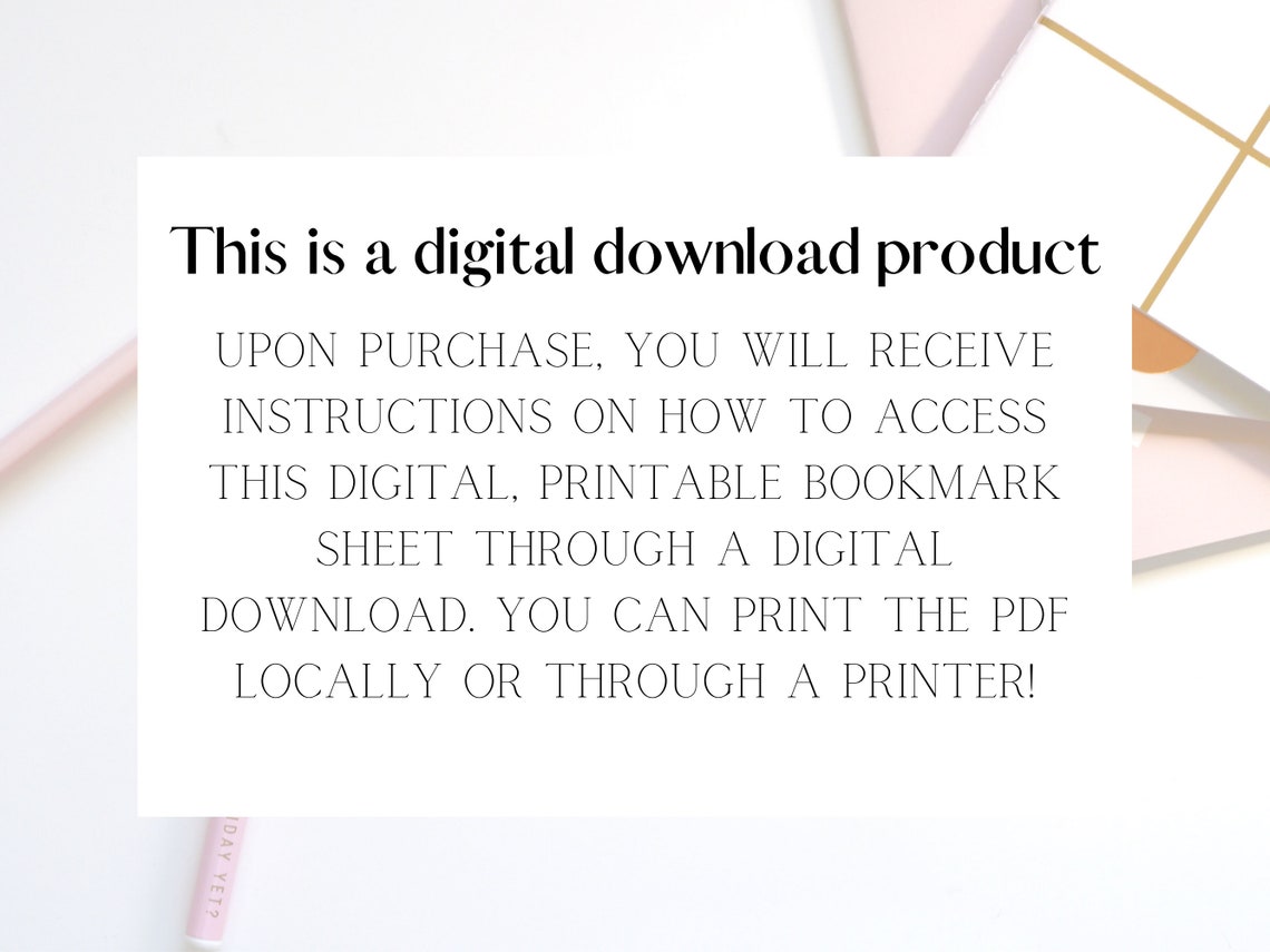 Printable Bookmark | Library Card Bookmark Printable | Library Card ...