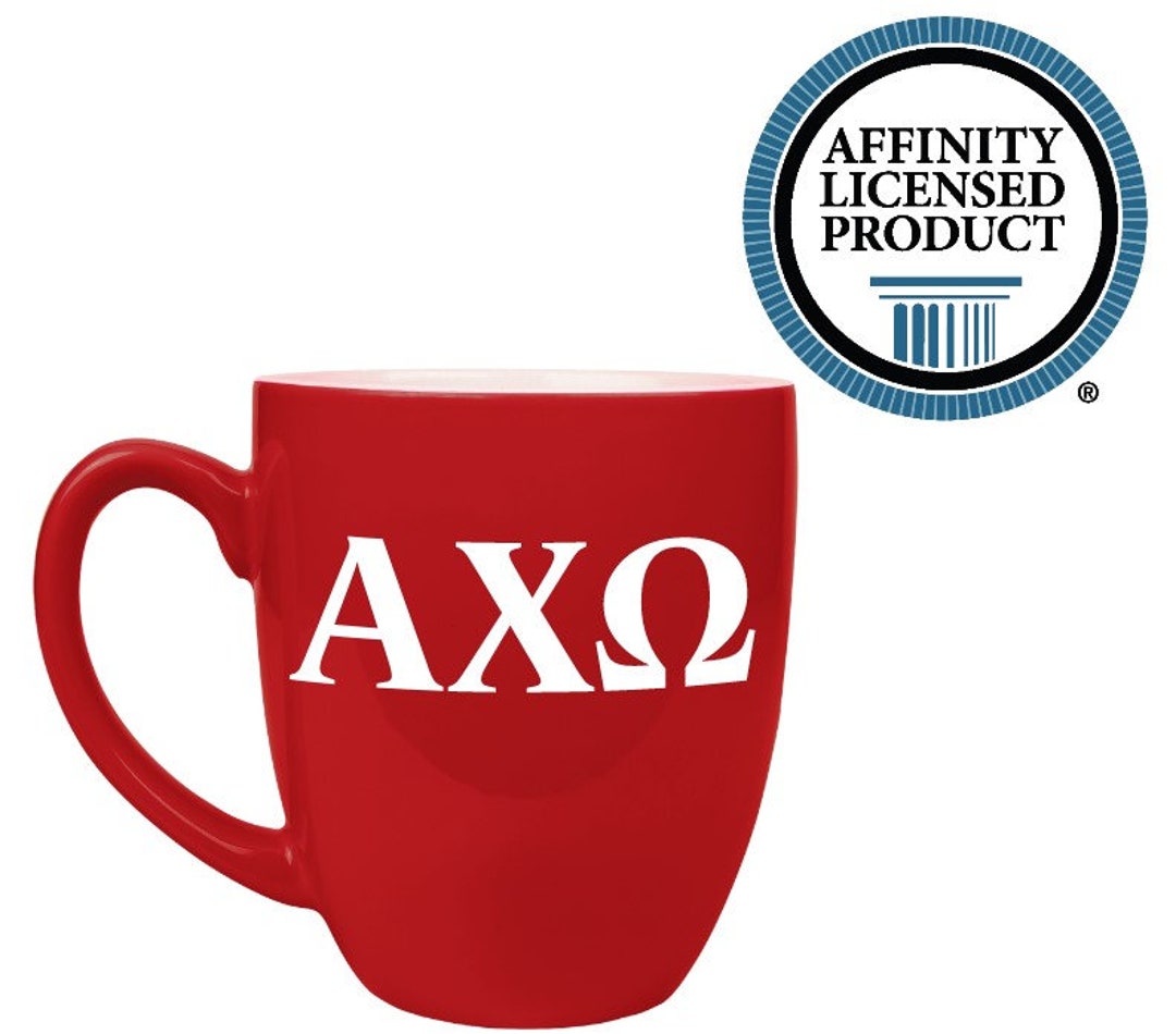 AXO - Alpha Chi Omega Mug - A Chi O - Alpha Chi - AXO Greek Letters ...