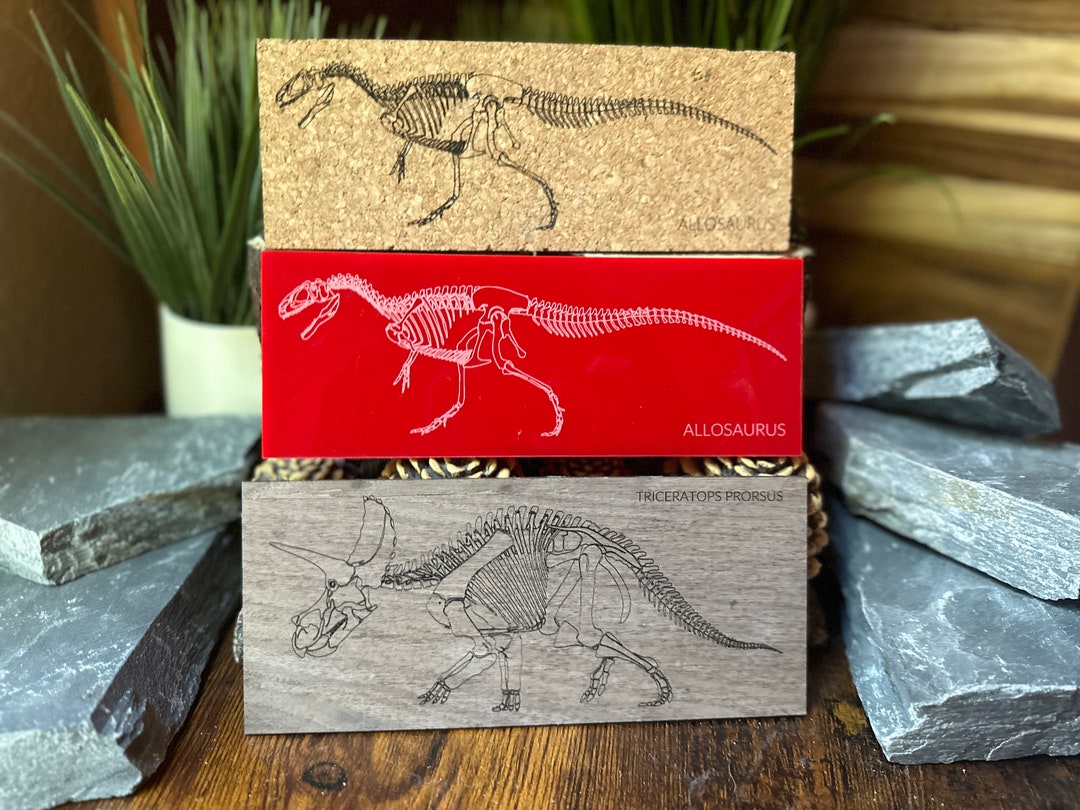 Full Body Dinosaur Skeleton Etching, Fossil Illustration, Dinosaur Wall ...