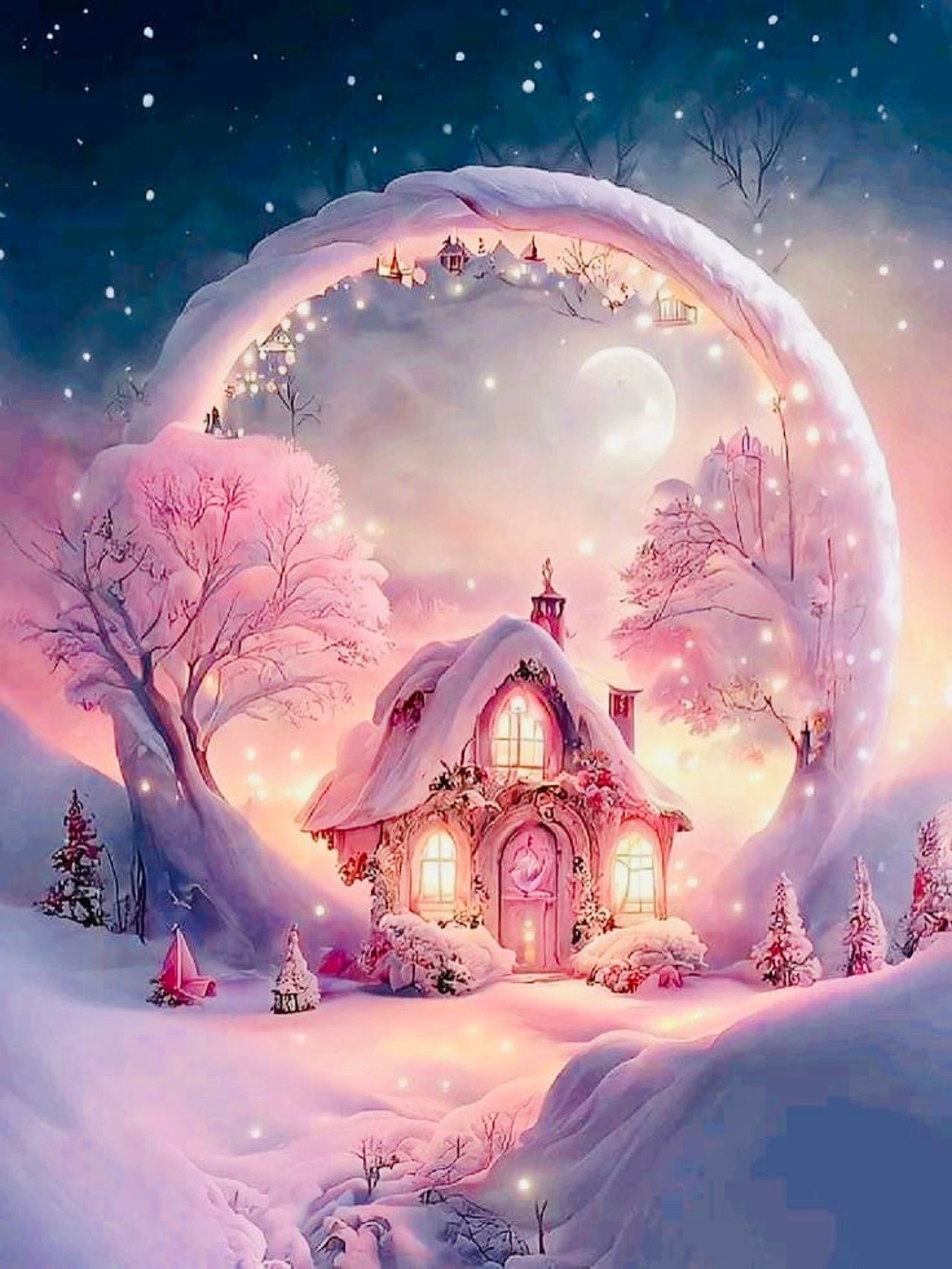 Christmas/holiday Diamond Painting Kits - Various Designs - Etsy