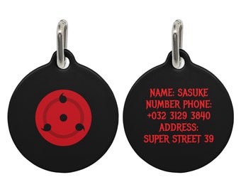 Anime Name Tag - Etsy