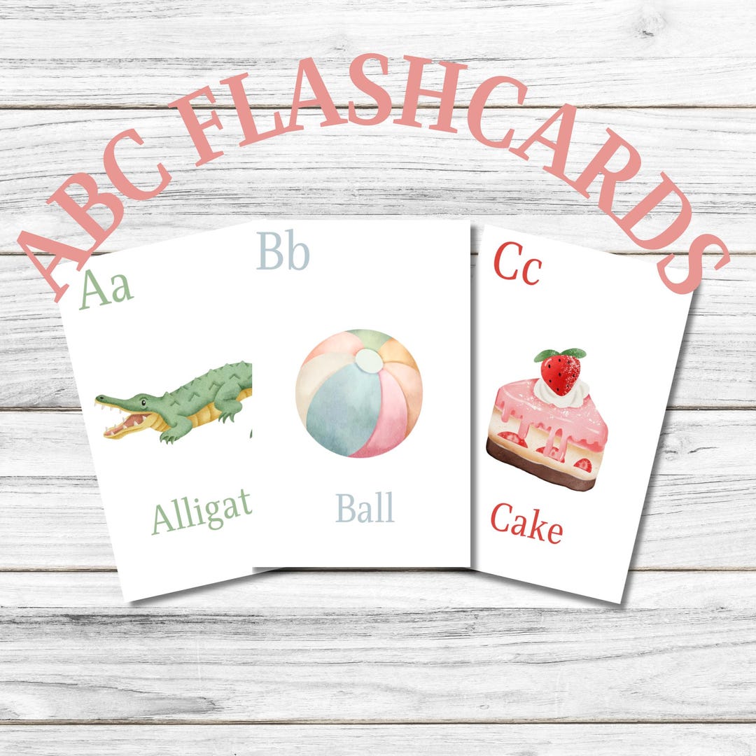 ABC Flashcards for Kids | Printable Alphabet Learning Cards I ABC ...