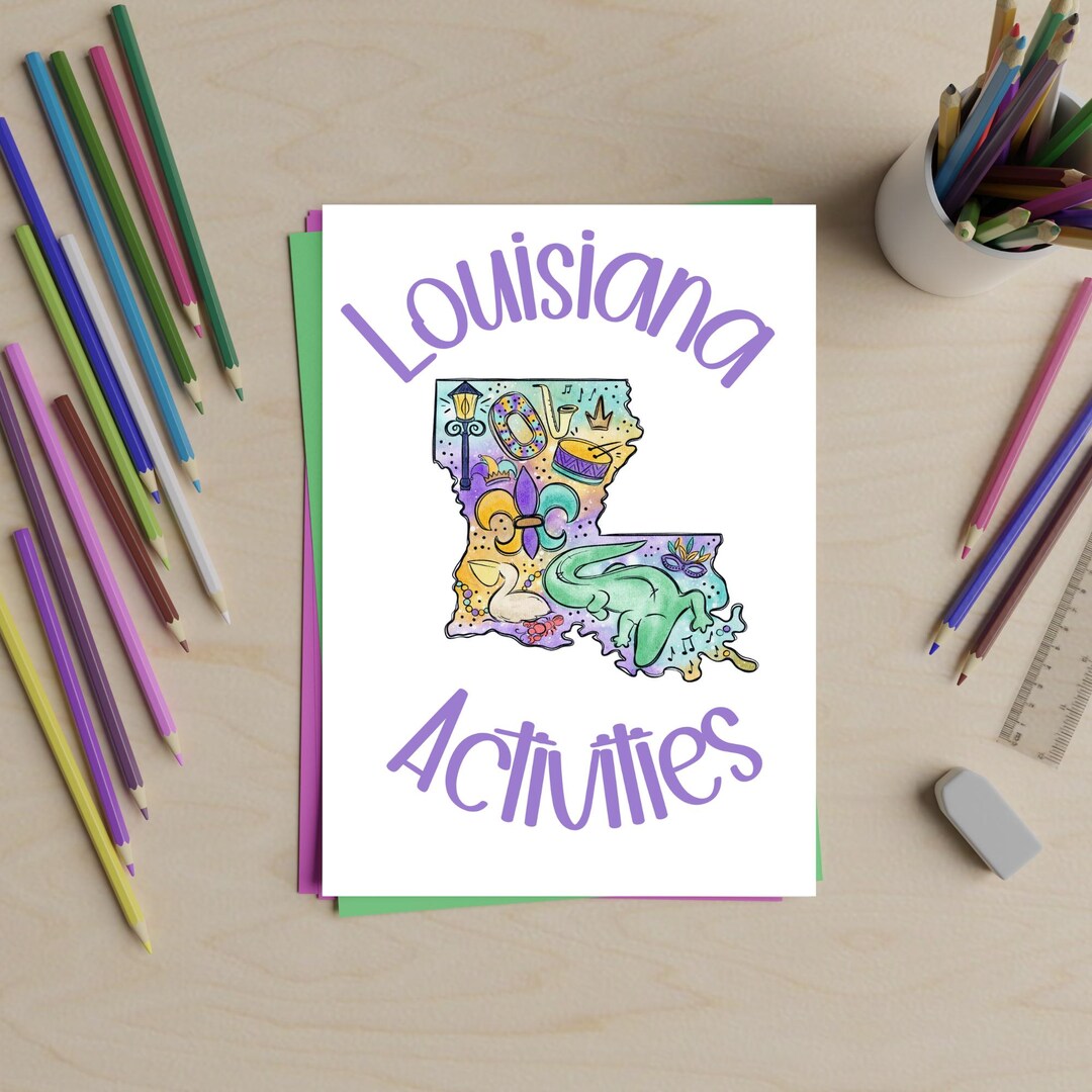 Louisiana Activities I Louisiana Games I Pre-k I Kindergarten I U.S ...