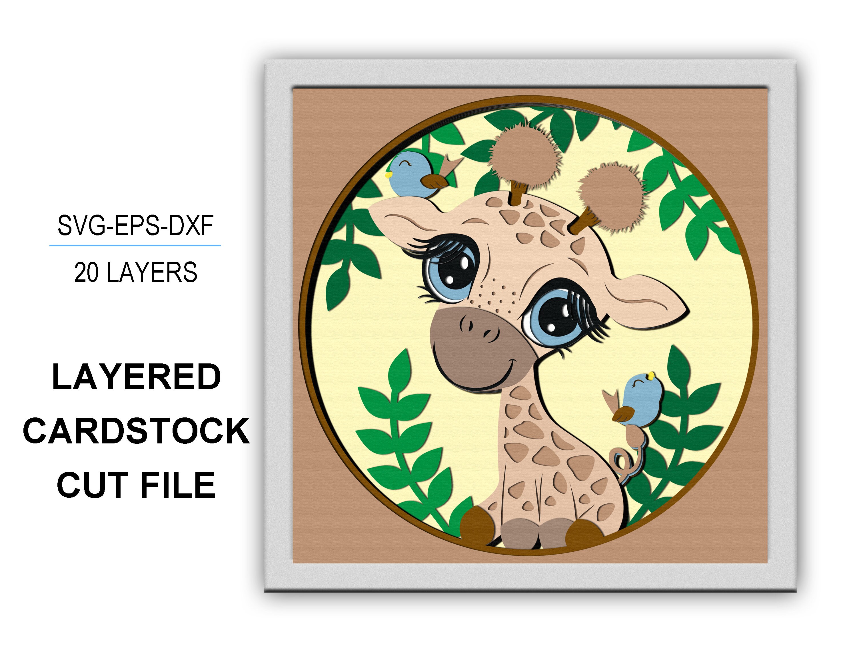 Safari Animals 3D Box Jungle Animals Box Wild Animal Svg 3D - Etsy Canada