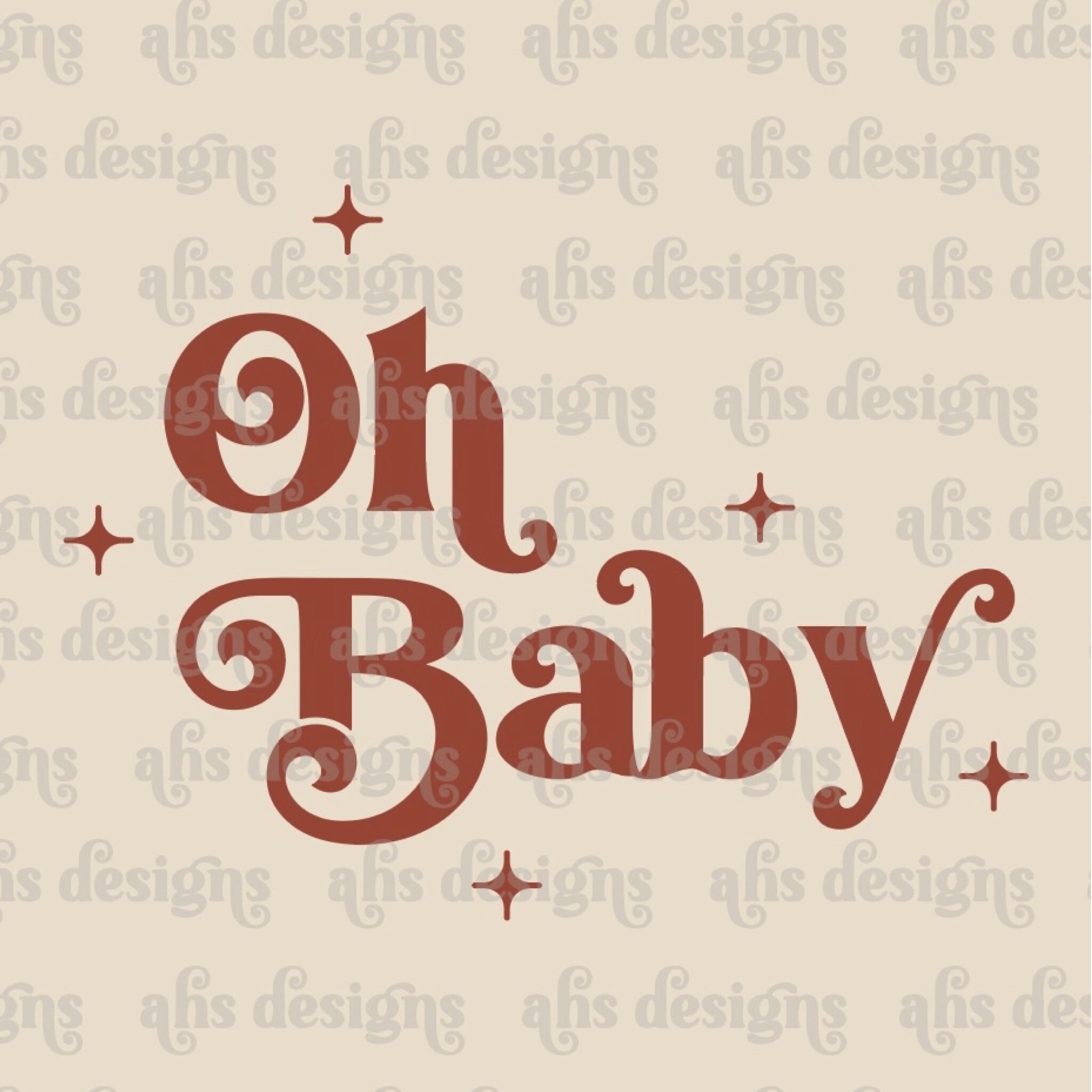 Oh Baby Svg, Baby Svg, Cute Svg, Retro Svg, Baby Onesie Svg, Baby Grow ...