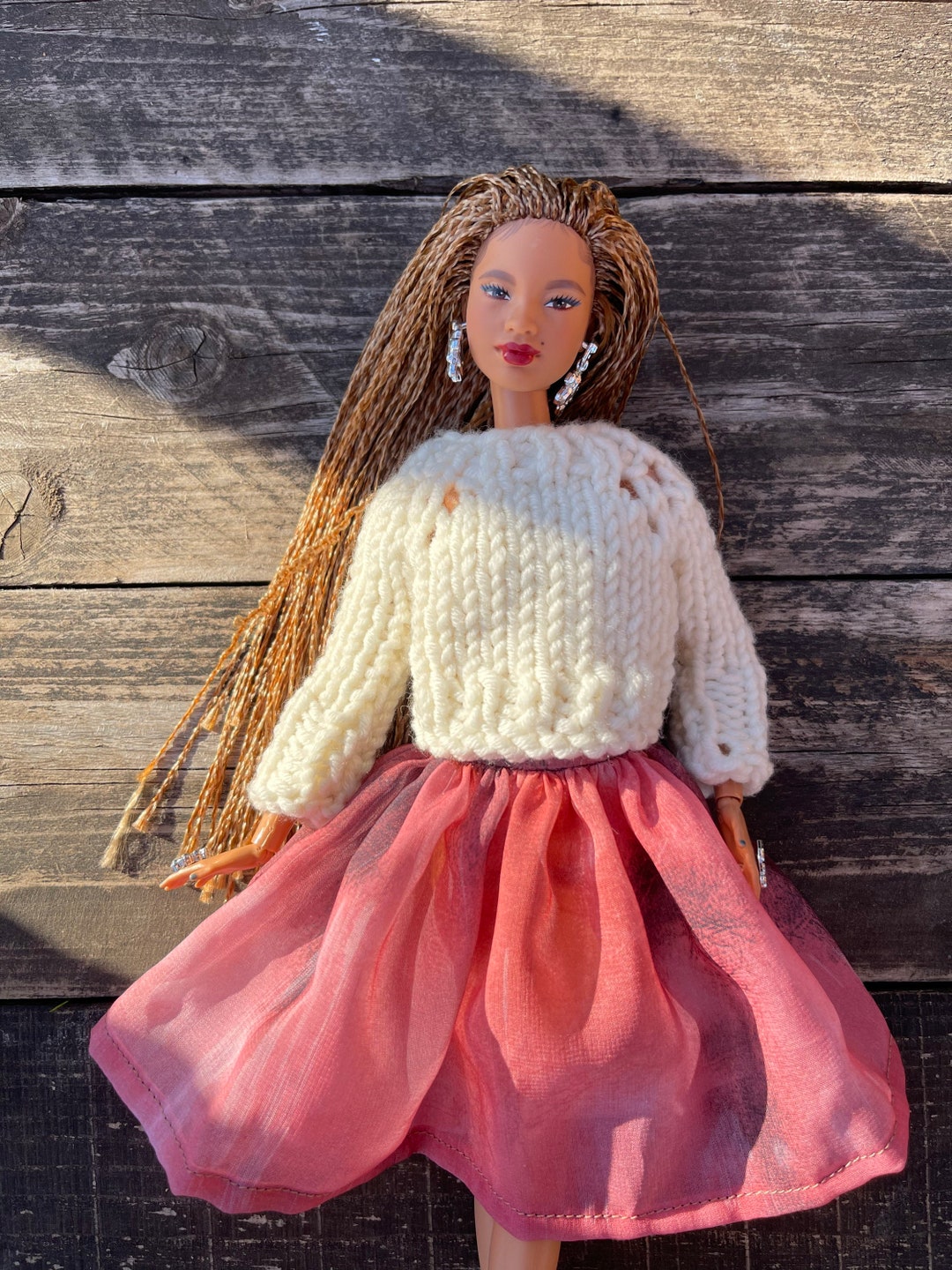 Sweater & Skirt for Fashion Doll, Fashion Doll Clothes, Doll Fashion ...