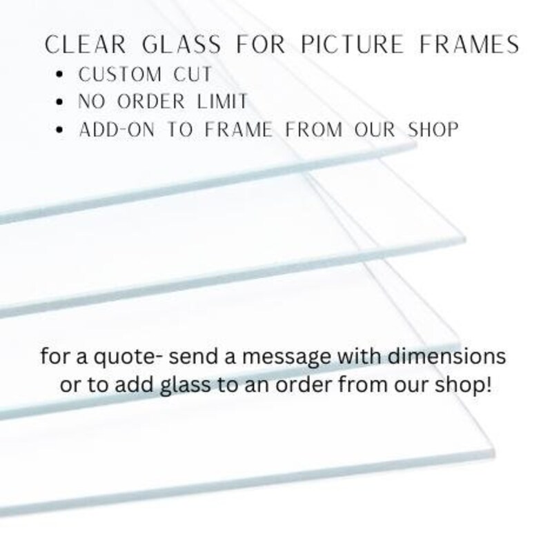 Glass Custom Cut - Etsy