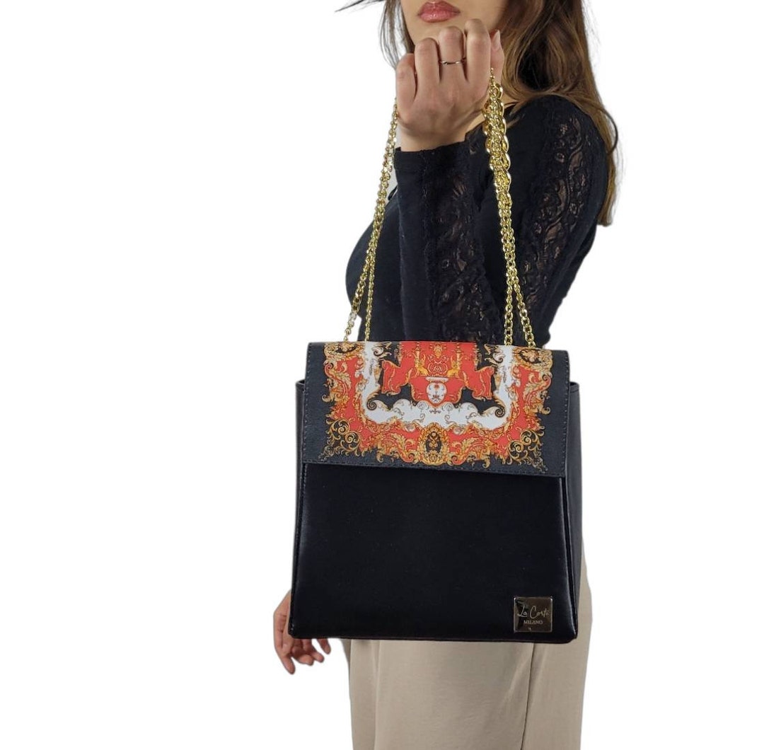 Nappa Italian Leather Bag Fashion Designer Leather Handbag Event Purse ...