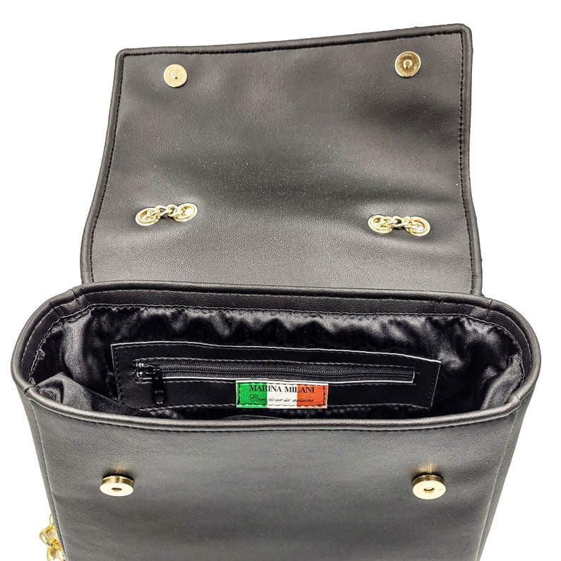 Nappa Italian Leather Bag Fashion Designer Leather Handbag Event Purse ...