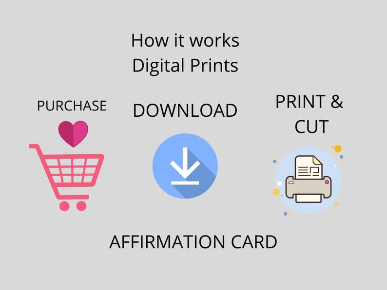 Affirmation Cards, Daily Encouragement, Kindness Printable (digital ...