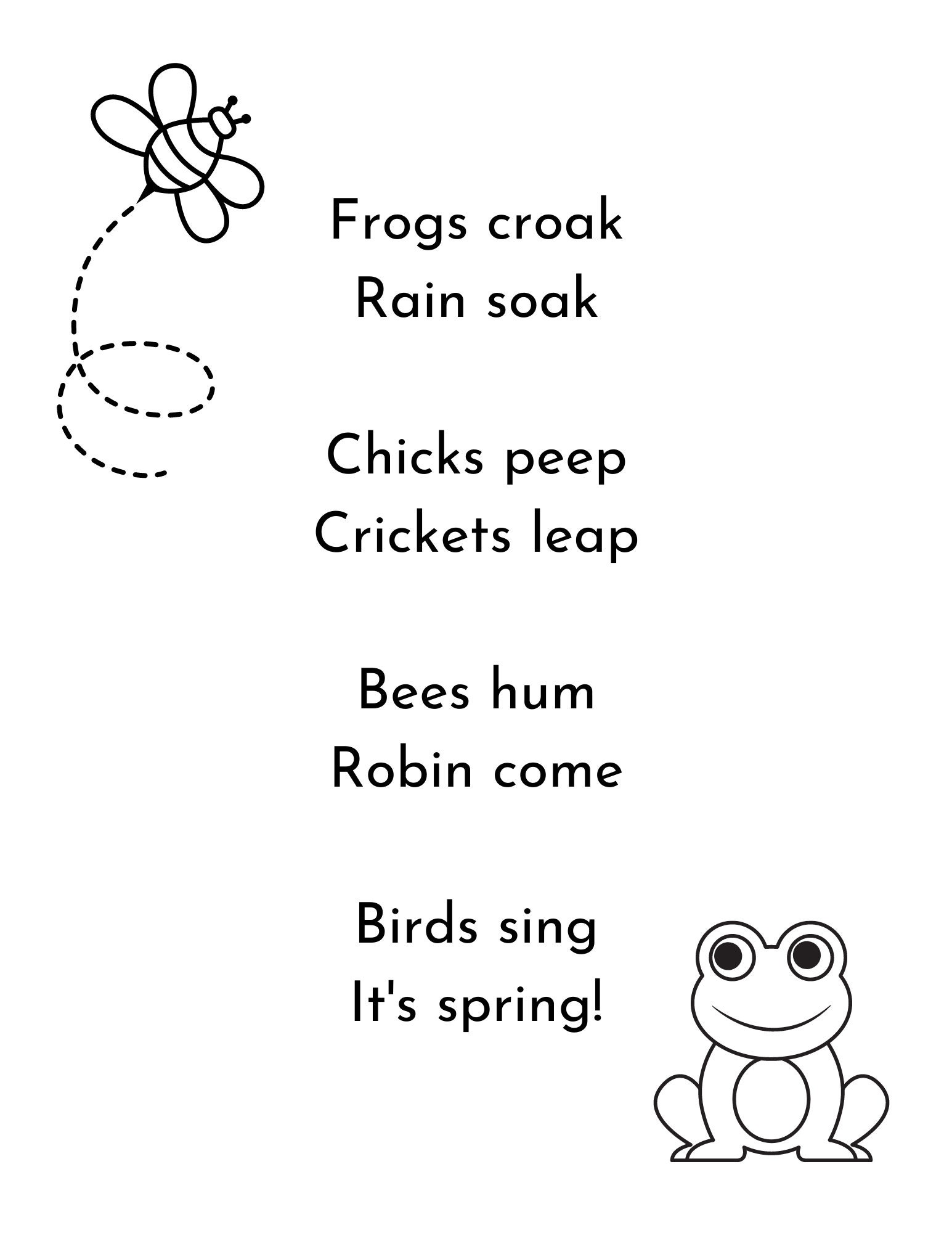 Spring Coloring Pages - Etsy