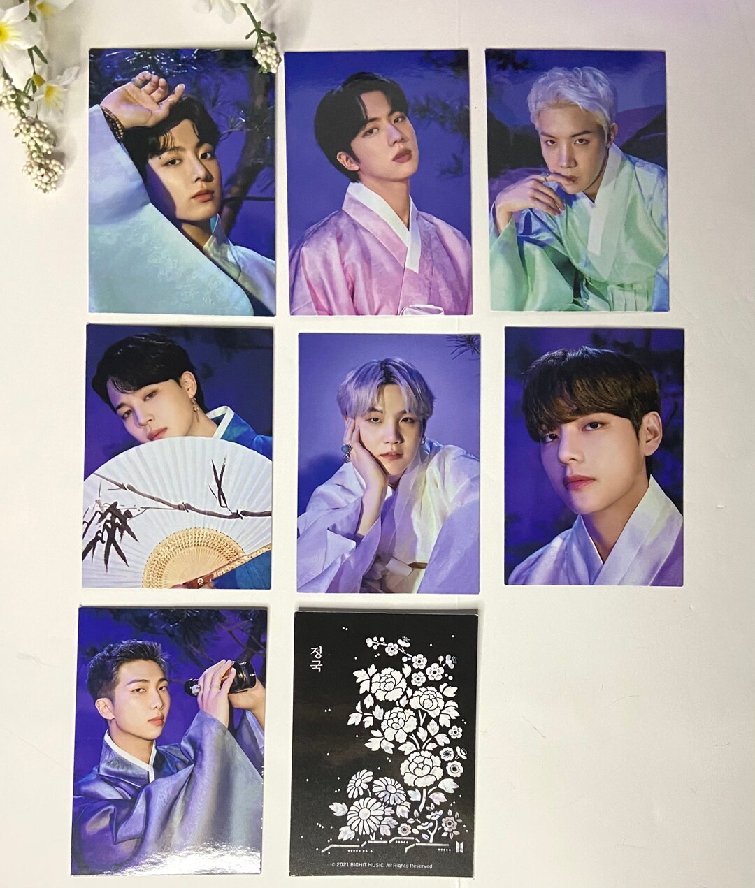 BTS Night Ver. DALMAJUNG 2021 LOMO Photocards bigger Than Album Pcs - Etsy