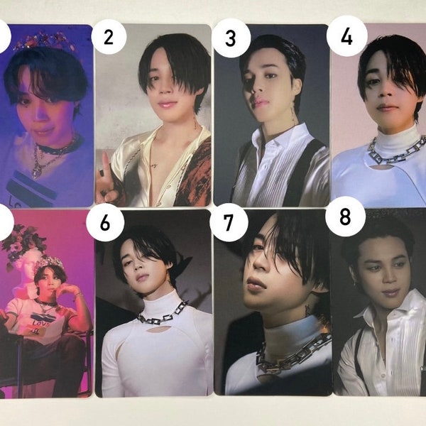 Jimin Photocards - Etsy